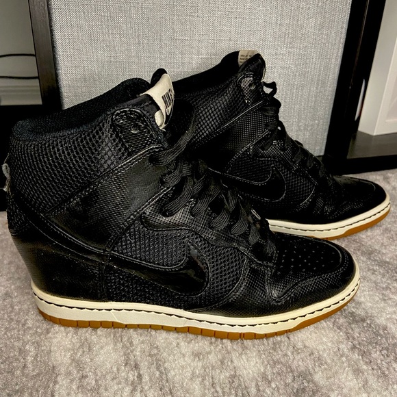 Nike | Shoes | Nike Sky High Black With Gum Bottom Sole | Poshmark